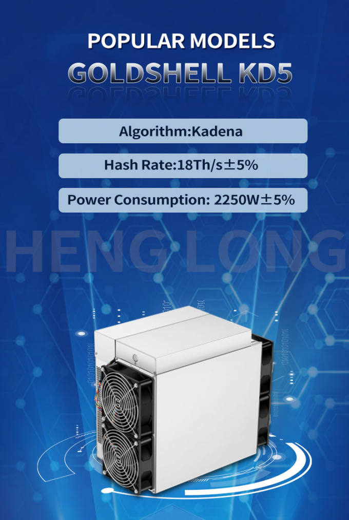Goldshell Kd5 Kadena Miner 18.7 Th/S 2250W Kda Miners Asic Blockchain ...