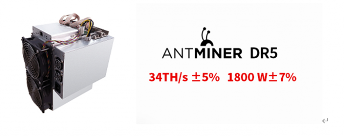 Antminer Dr5 34t Profitability High With Psu Decred Miner Asic Pool