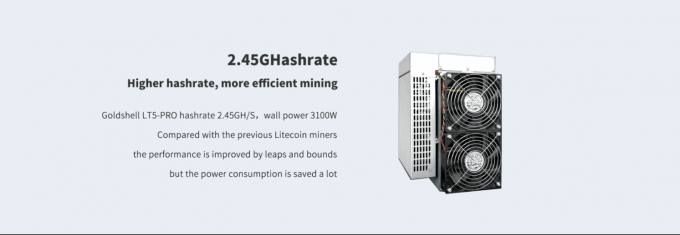 Goldshell Lt5 Pro 2.45 Gh/S 2.05gh Scrypt Mining Machine Dogecoin Asic ...